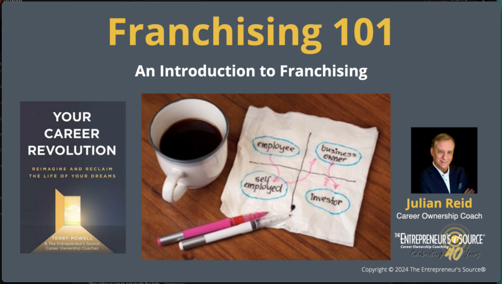Franchising 101 – An Introduction to Franchising – Julian Reid